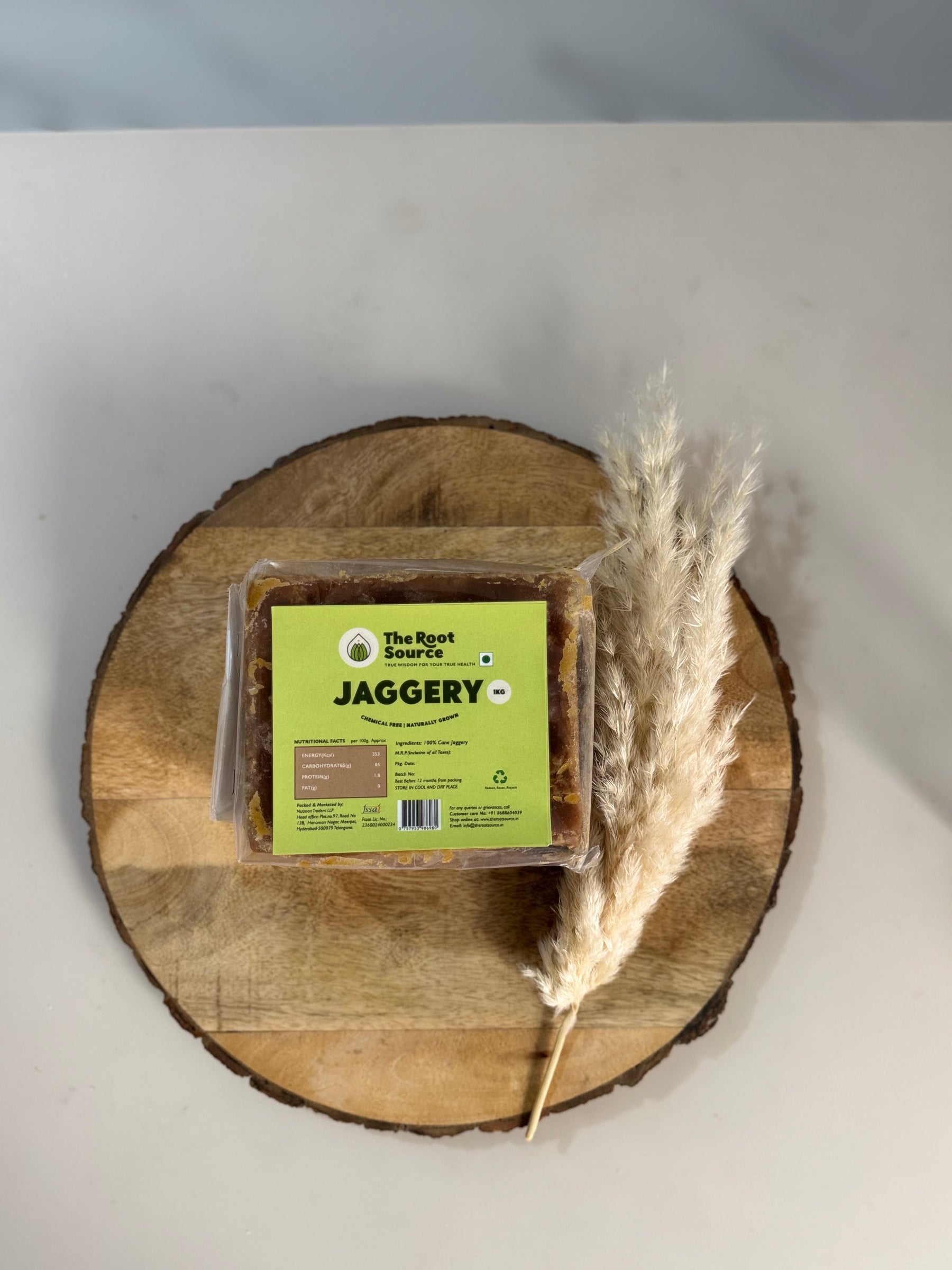 Natural Jaggery 1Kg – The Root Source